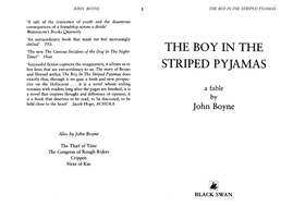 The Boy in the Striped Pyjamas | Teaching Resources