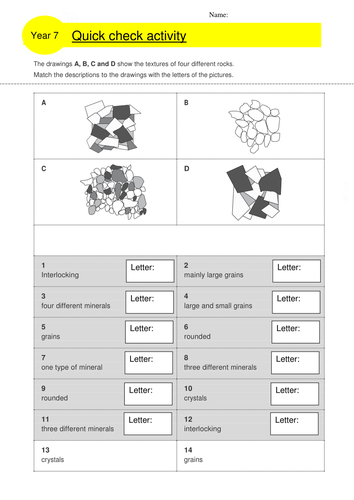 Introduction to rocks | Teaching Resources