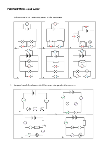 Patterns in Current and Potential Difference | Teaching Resources