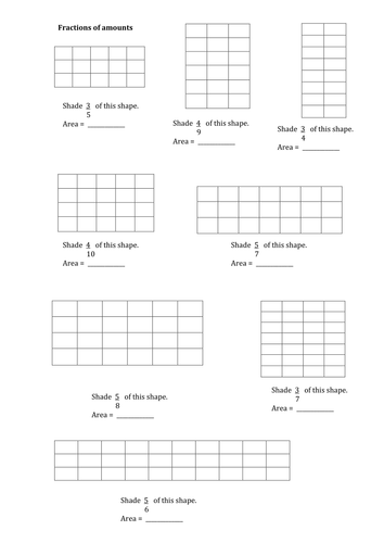 Year 4 - Finding fractions of amounts - reasoning | Teaching Resources