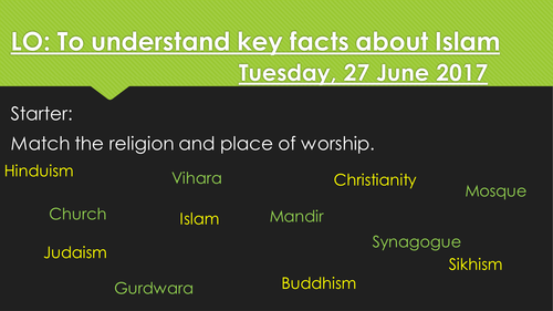 Y7 Islam Unit of work with resources. 12 lessons. | Teaching Resources
