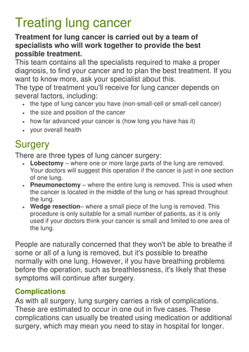 New - GCSE Edexel - Modern Medicine - Chapter 4 - Modern Disease (Lung ...
