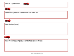 Explanations - fun explanatory text learning unit that children will ...