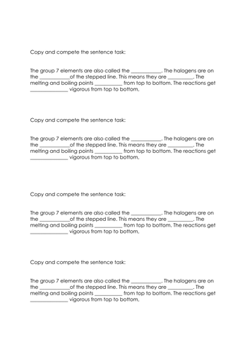 New AQA Group 7 | Teaching Resources