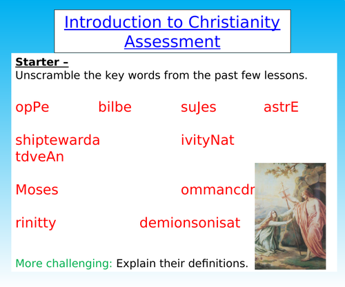 Year 7 RE Assessments | Teaching Resources