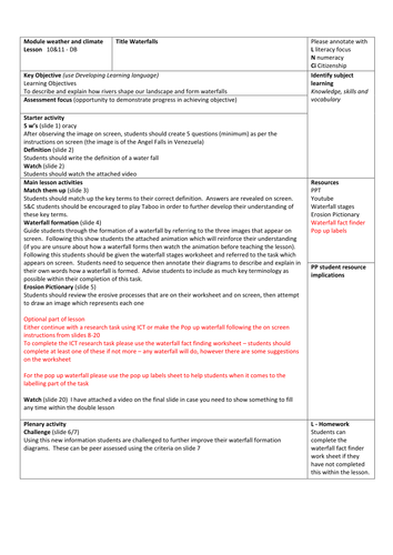 KS3 unit - LANDSCAPES | Teaching Resources