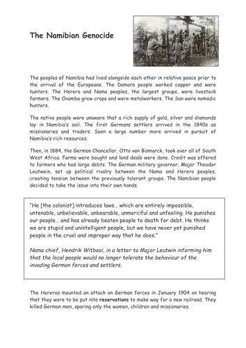 Genocide Human Rights Citizenship | Teaching Resources