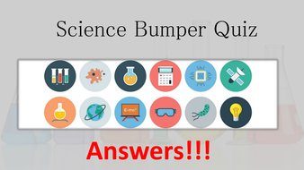 The big end of year science quiz! (KS3/4) just for fun. 90 questions ...