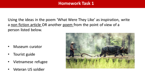 'What Were They Like?' by Denise Levertov | Teaching Resources