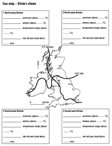 Weather and Climate: The UK's climate | Teaching Resources