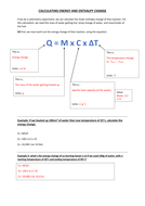Enthalpy Worksheets With Answers