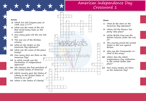 American Independence Day Puzzle Pack | Teaching Resources