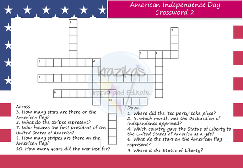 American Independence Day Puzzle Pack | Teaching Resources