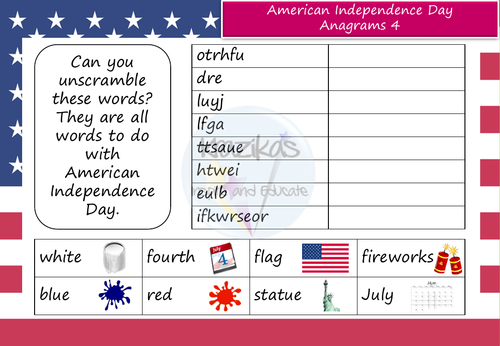 American Independence Day Puzzle Pack | Teaching Resources