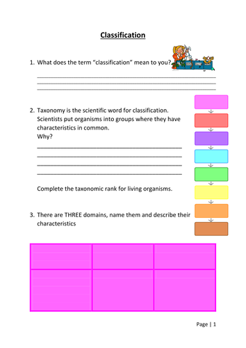 Classification | Teaching Resources