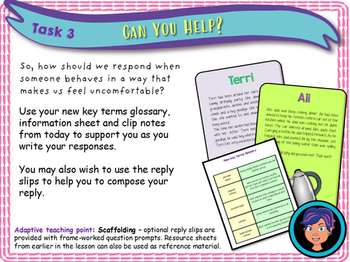 Consent + Consent Boundaries RSE PSHE | Teaching Resources