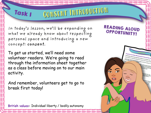 Consent + Consent Boundaries RSE PSHE | Teaching Resources