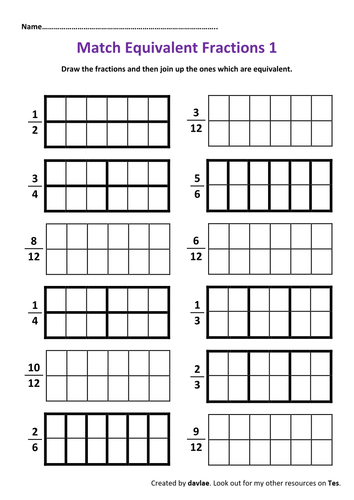 Equivalent Fractions | Teaching Resources Equivalent Fractions | Teaching Resources