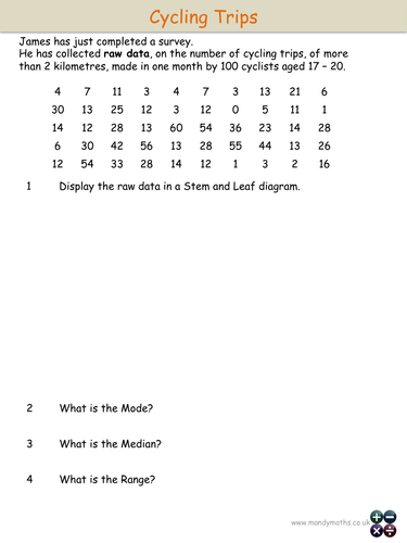 GCSE Statistics animated PowerPoint and worksheets - with animated Full ...