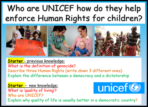 Unicef + United Nations | Teaching Resources