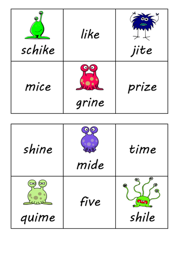 Phonics Bingo Phase 5 Teaching Resources