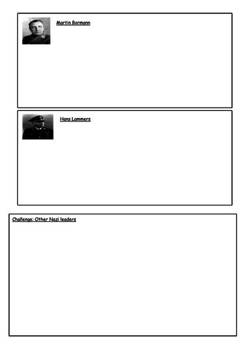 OCR History B from 2016. Life in Nazi Germany lesson 1. Ideology and ...