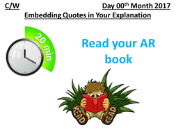 Embedding Quotations | Teaching Resources