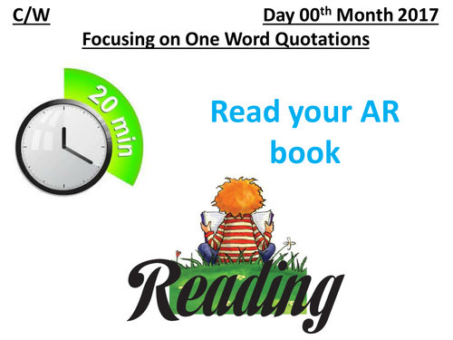 One word Quotations | Teaching Resources