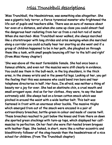 SOW Roald Dahl, Planned and fully resourced | Teaching Resources