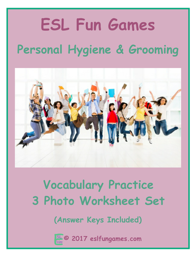 Personal Hygiene-Grooming 3 Photo Worksheet Set | Teaching Resources
