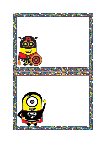 Minions Writing Challenge Year 2 | Teaching Resources