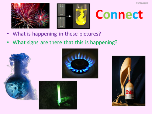 KS3 Activate Science 1 Reactions topic | Teaching Resources
