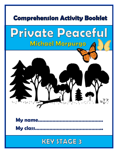 Private Peaceful - KS3 Comprehension Activities Booklet! | Teaching ...