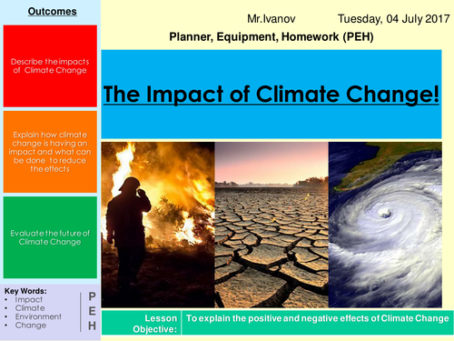 The Impact of Climate Change | Teaching Resources