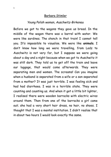 The Final Solution | Teaching Resources