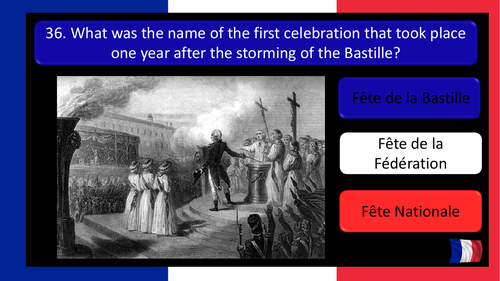 Bastille Day Quiz | Teaching Resources