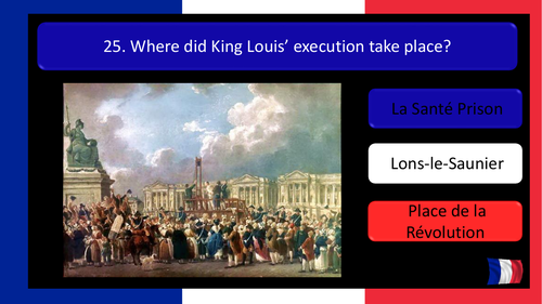 Bastille Day Quiz | Teaching Resources