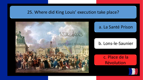Bastille Day Quiz | Teaching Resources