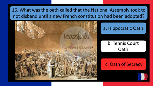 Bastille Day Quiz | Teaching Resources