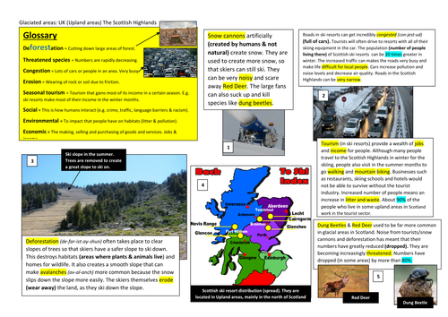 managing tourism gcse ks3 environment habitat geography social ...