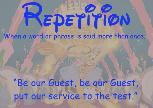 Language Techniques and Literary Techniques explained by Disney ...