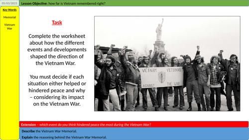 Remembering the Vietnam War | Teaching Resources