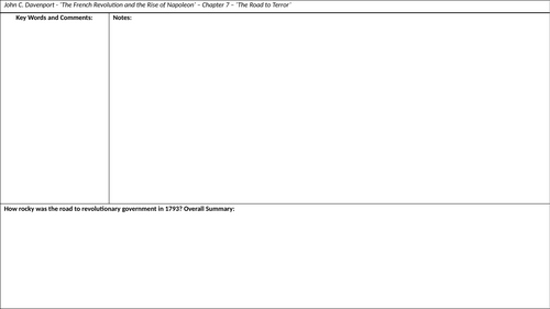 The Law of 14 Frimaire: The Committee of Public Safety | Teaching Resources