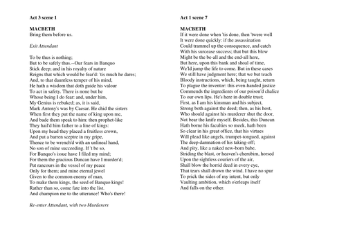 Macbeth PPTs and resources covering the whole play | Teaching Resources
