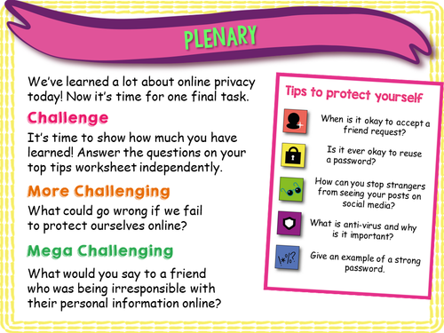 Online Safety - Privacy and Data | Teaching Resources