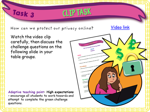Online Safety - Privacy and Data | Teaching Resources
