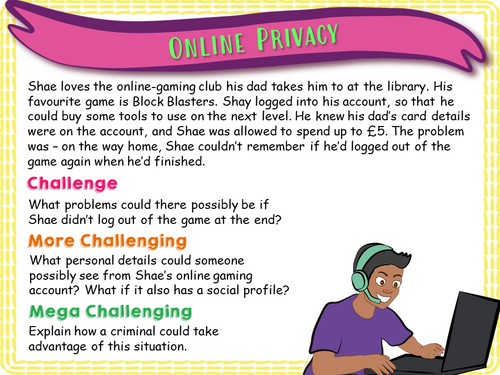Online Safety - Privacy and Data | Teaching Resources