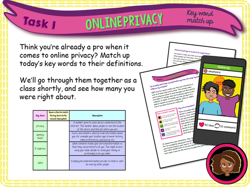 Online Safety - Privacy and Data | Teaching Resources