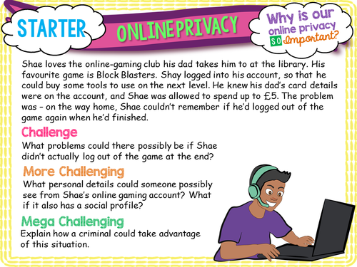 Online Safety - Privacy and Data | Teaching Resources