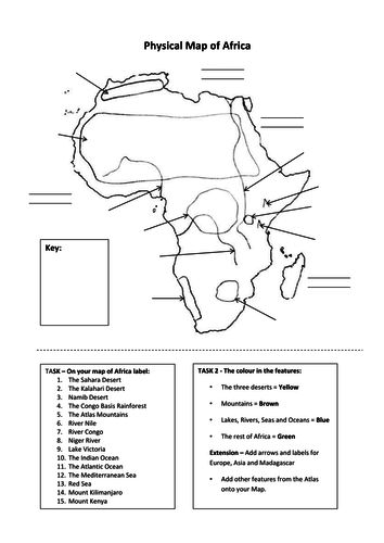 Geography of Africa | Teaching Resources